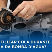 Devo utilizar cola durante a troca da bomba d'água? | Conteúdos | Indisa